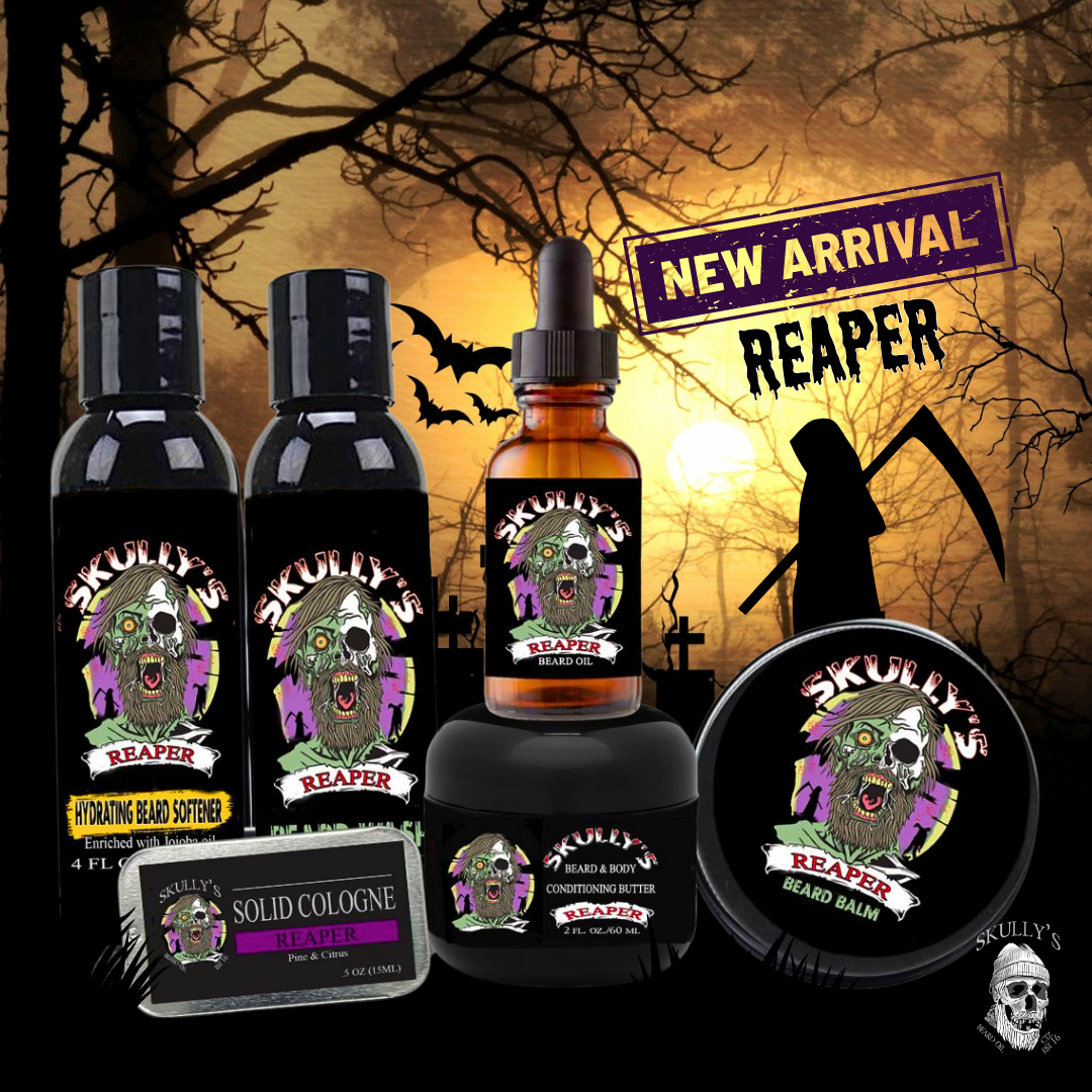 NEW: Reaper Beard Care & Solid Cologne Collection 💀⚰️ – Skully's Ctz ...