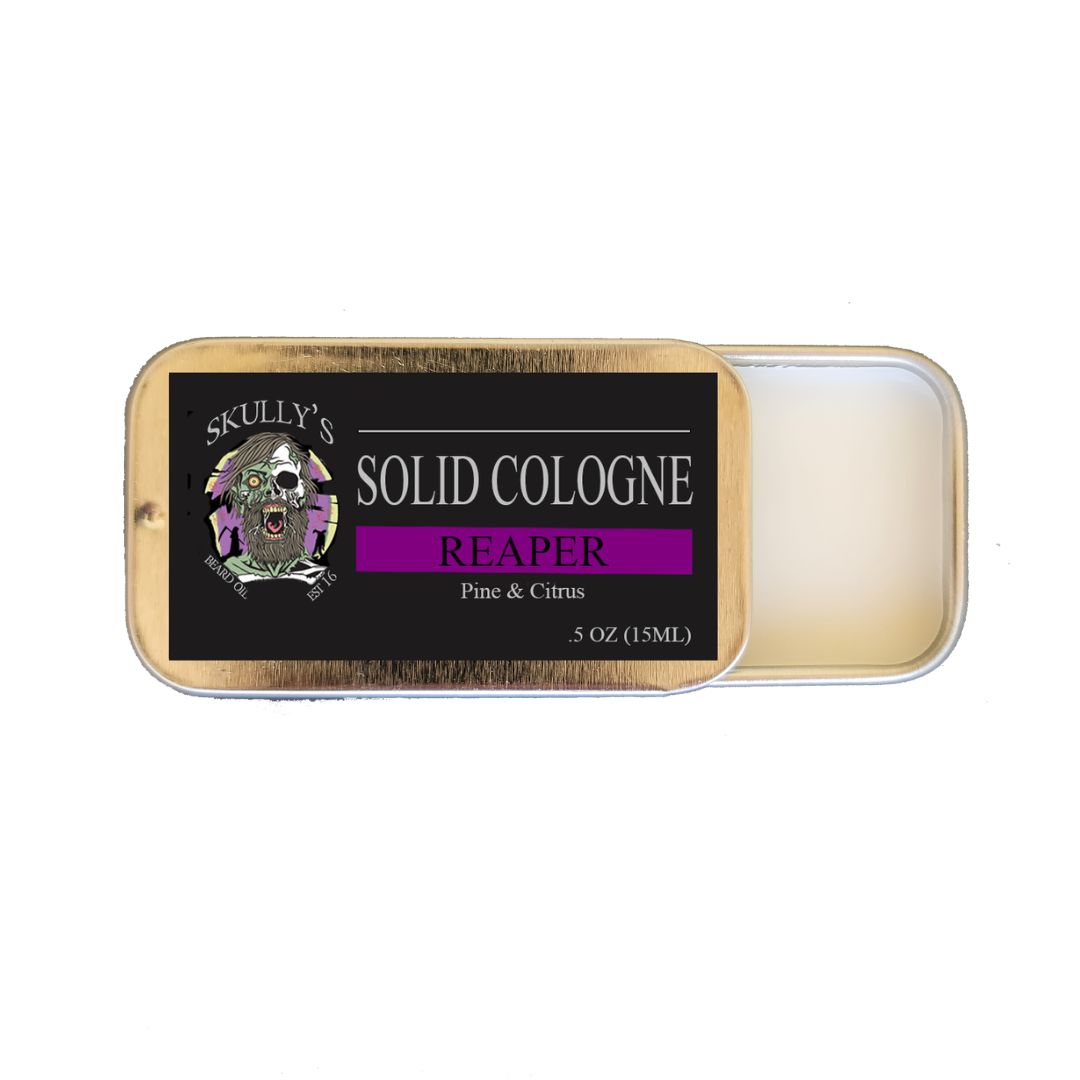 Reaper Pine & Citrus Solid Cologne – Skully's Ctz Beard Oil