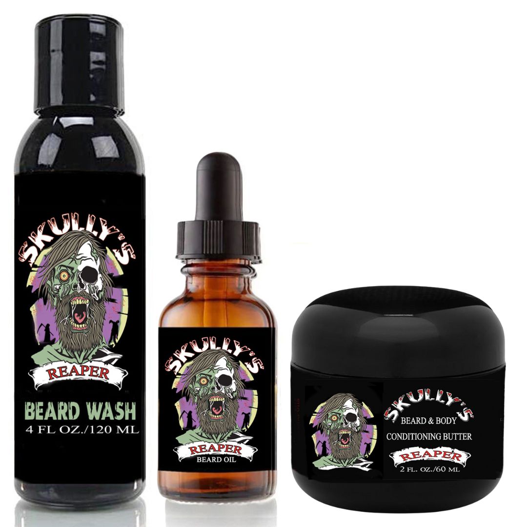 Reaper Beard Oil, Beard Balm & Beard Butter | Skully's Beard Oil ...