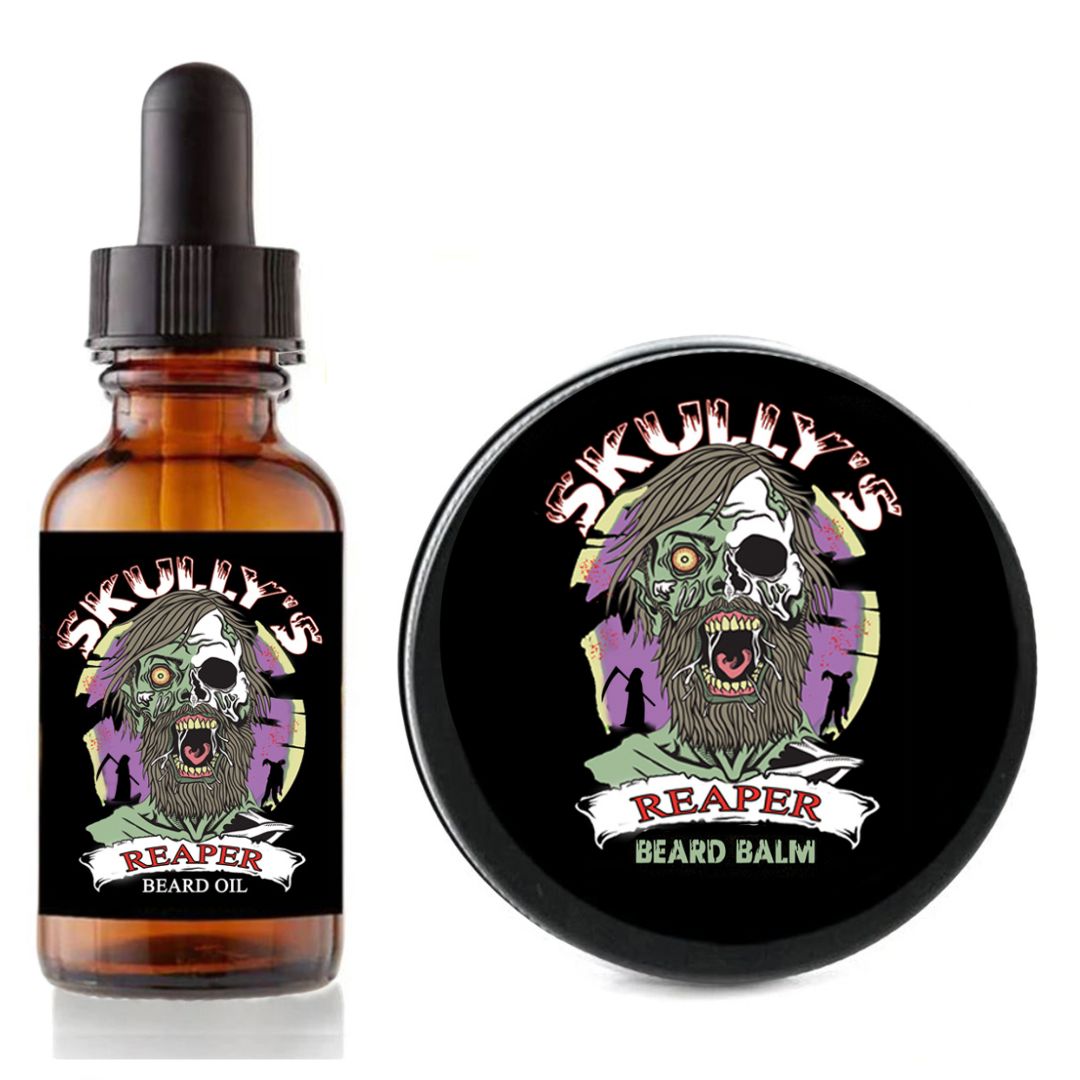 Reaper Beard Oil & Beard Balm | Skully's Beard Oil – Skully's Ctz Beard Oil