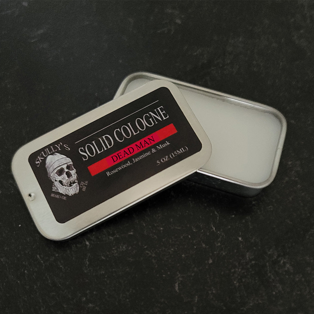 Solid Cologne - Dead Man- Rosewood / Amber/ Musk scented – Skully's Ctz ...